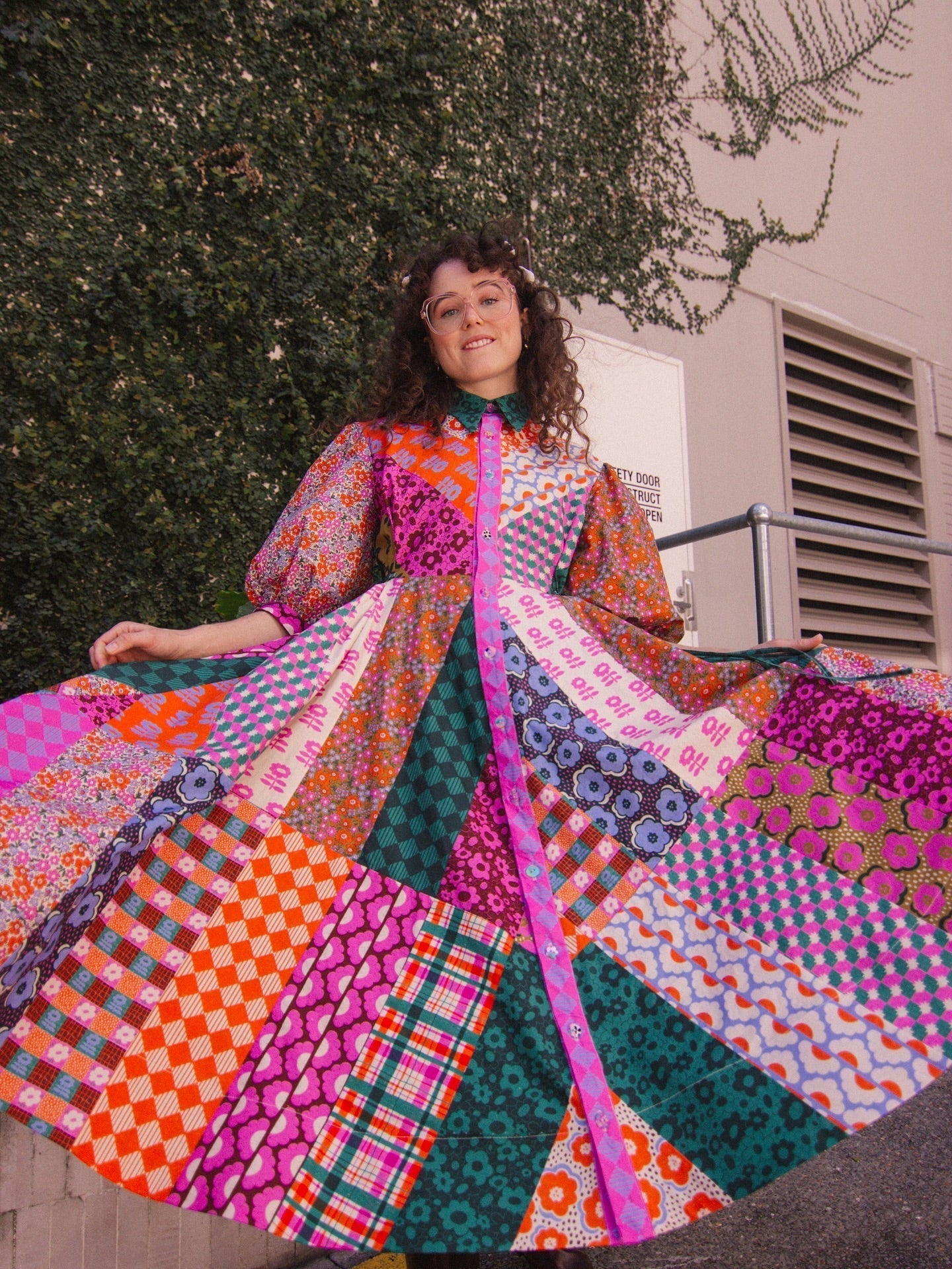 Carly B made a party dress from my Midnight Blooms collection! – The ...